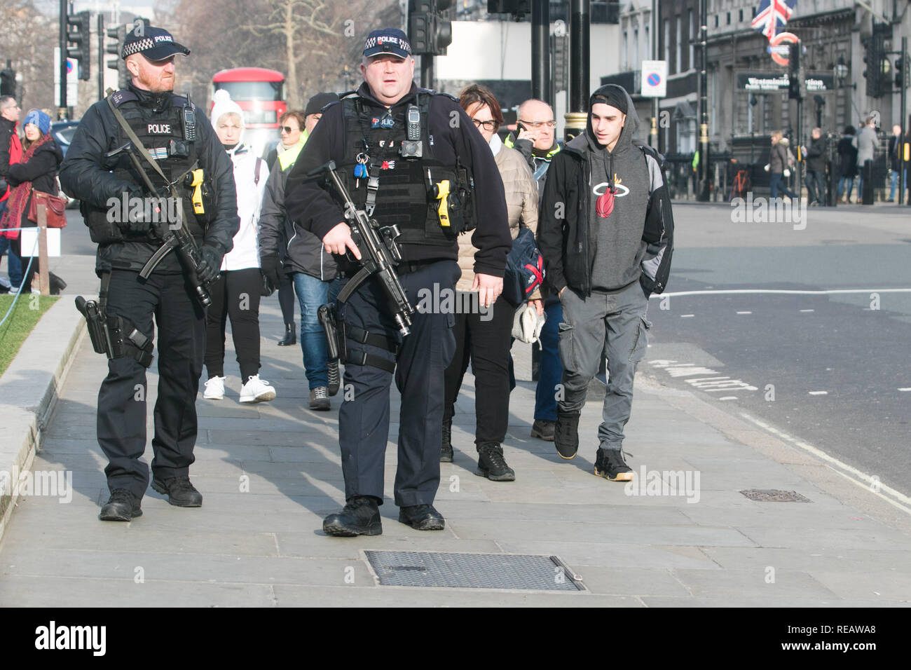 Police officers patrol parliament square hi-res stock photography and ...