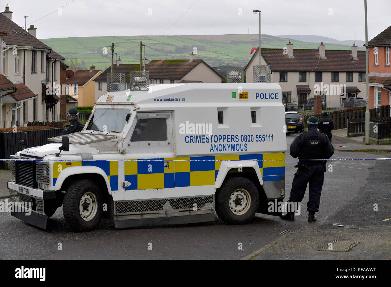 Northern irish police car hi-res stock photography and images - Alamy