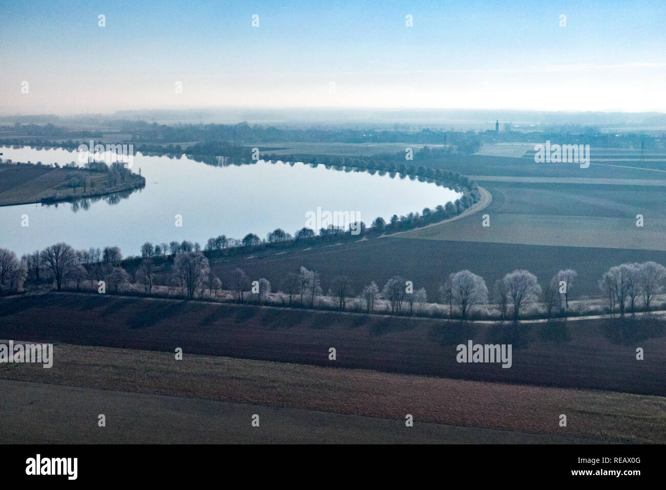 Eltheim, Germany. 14th Sep, 2017. The planned flood polder Eltheim an ...