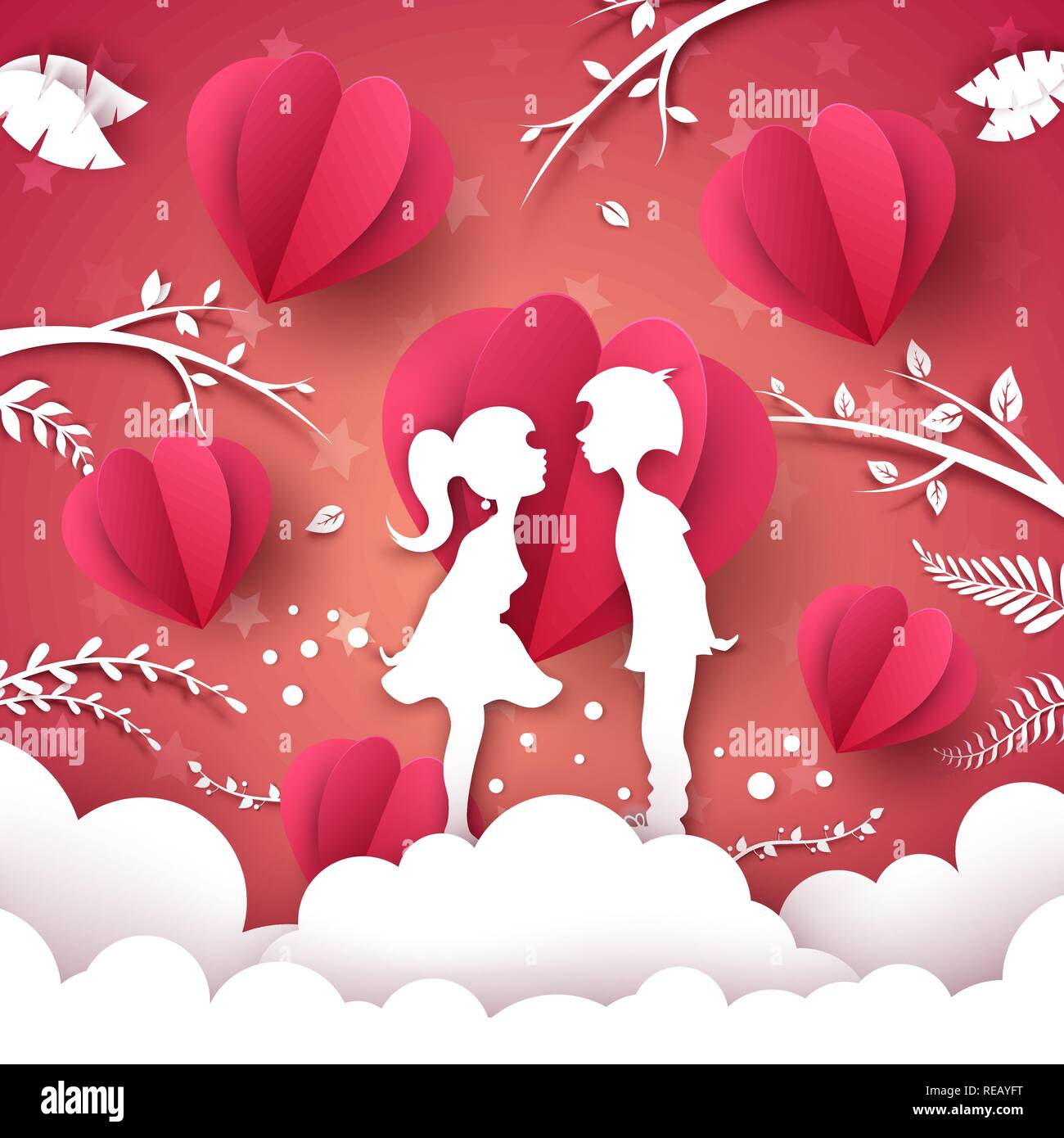 Funny cute girl in Stock Vector Images - Alamy