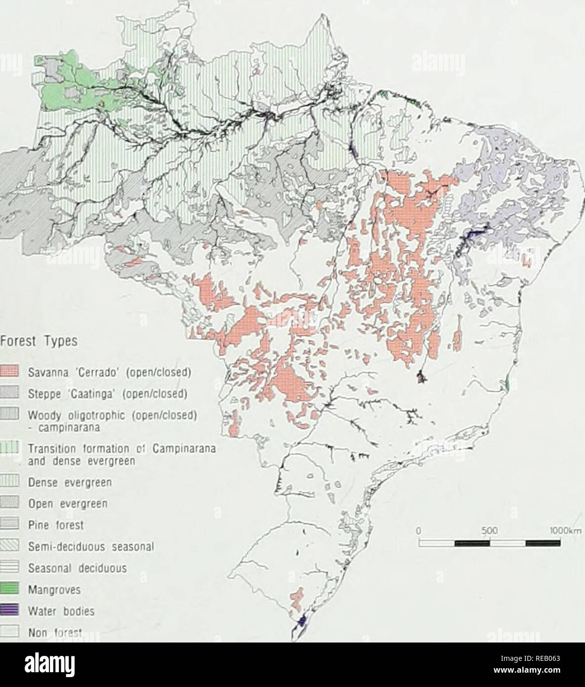 Caatinga map hi-res stock photography and images - Alamy