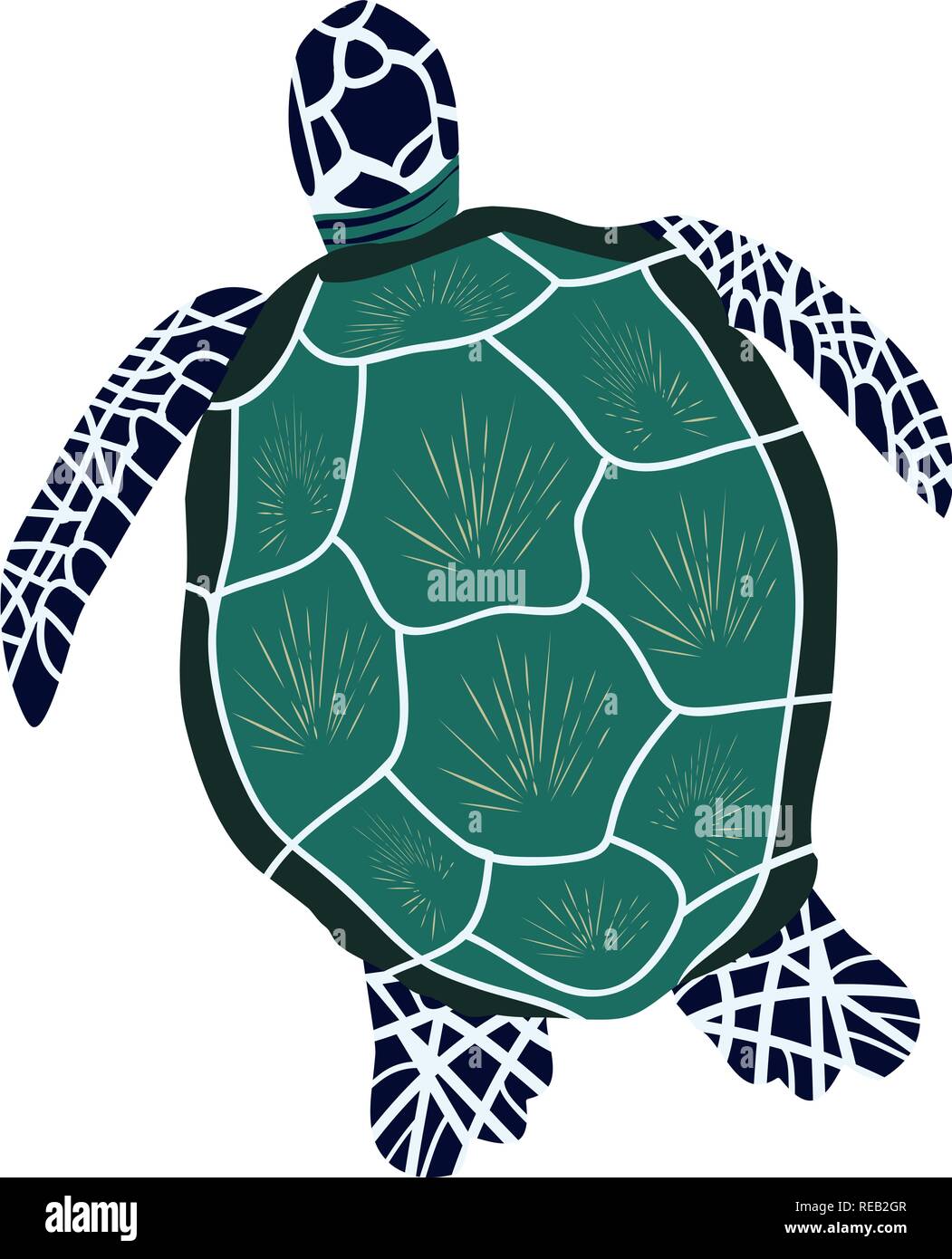 Sea turtles Stock Vector Images - Alamy