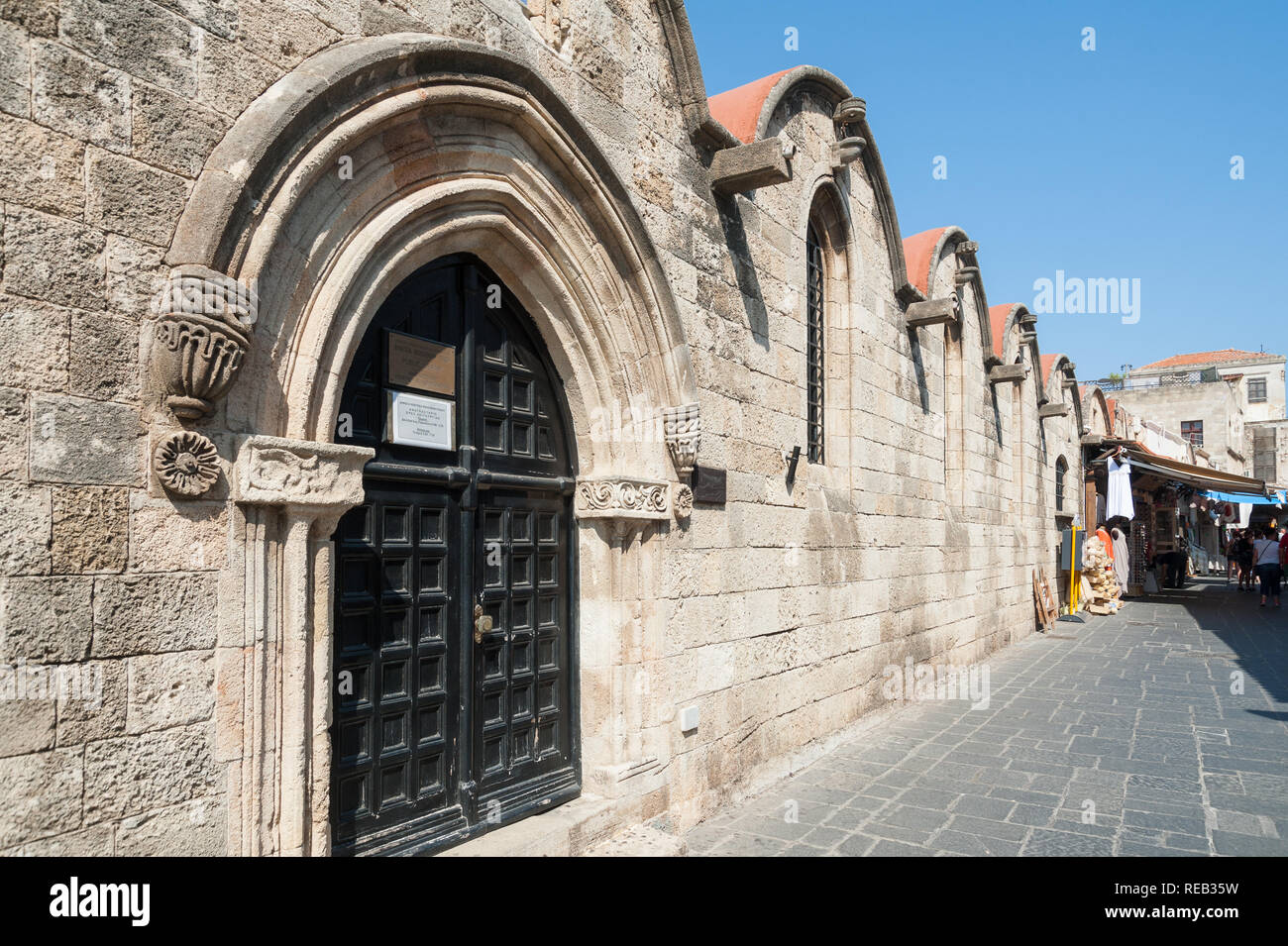 Rhodes, Greece. 05/30/2018. Public library in downtown Stock Photo - Alamy