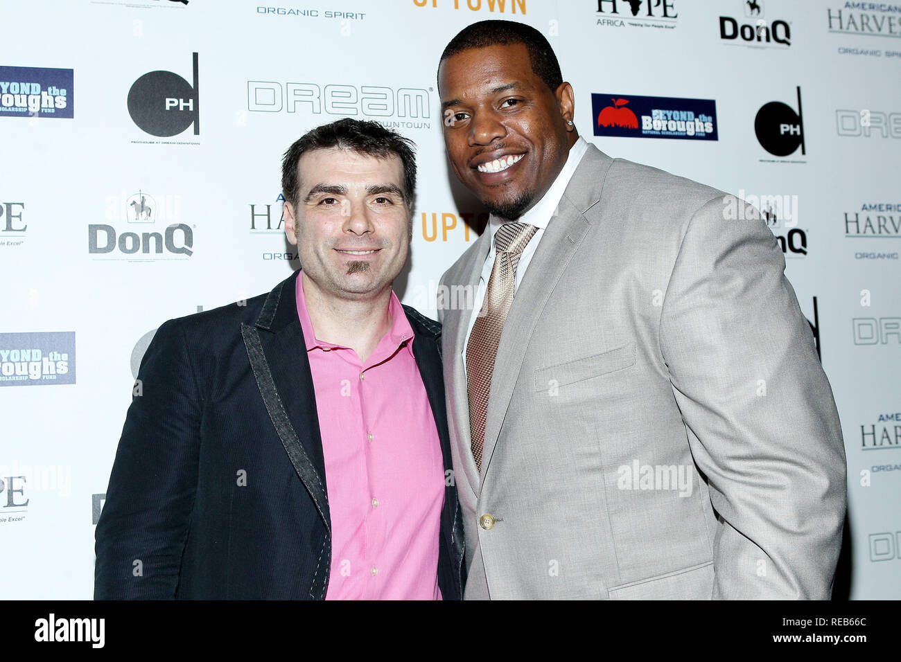 NEW YORK, NY - APRIL 25: Paul Seres and Tutan Reyes at PH-D Rooftop ...