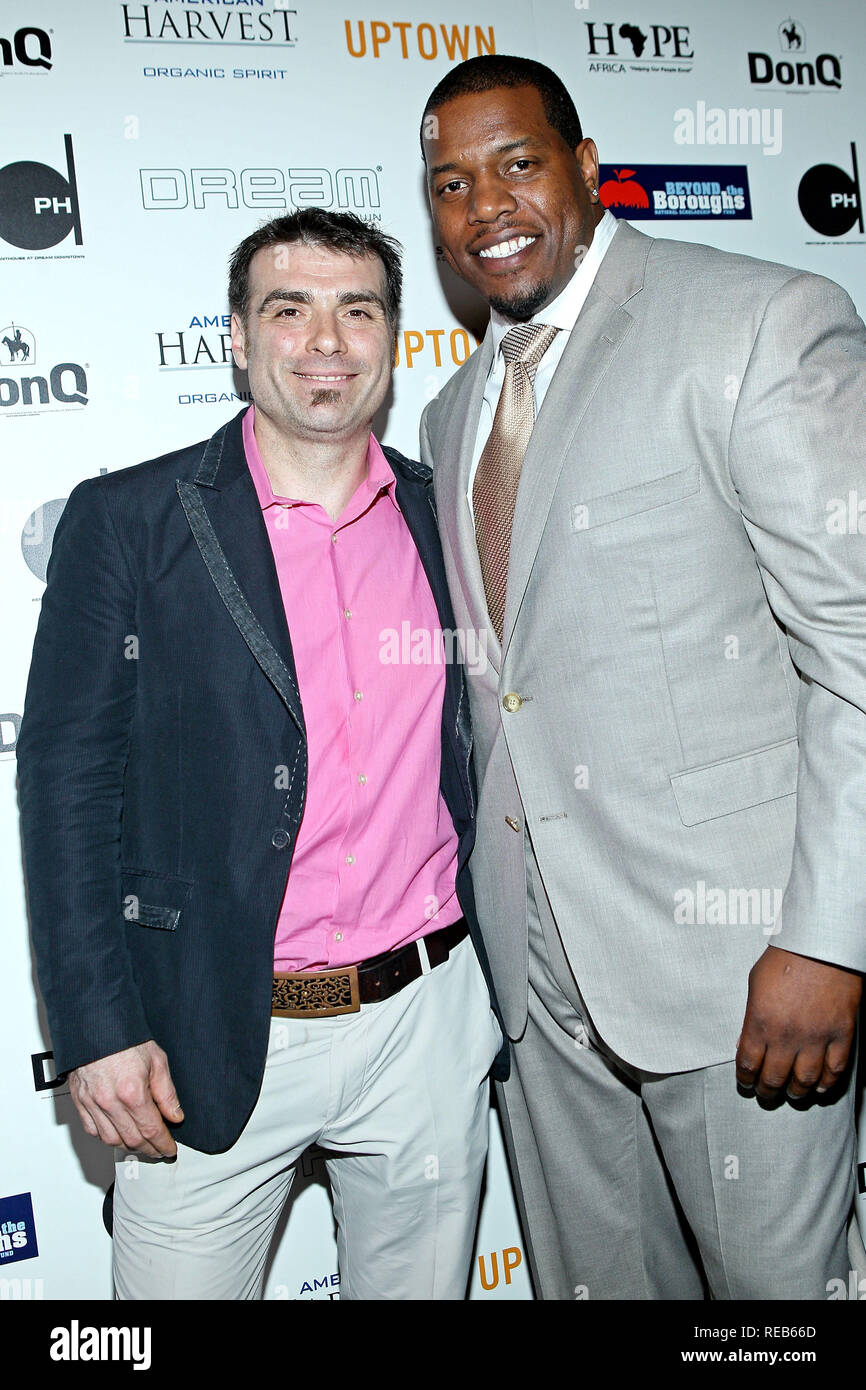 NEW YORK, NY - APRIL 25: Paul Seres and Tutan Reyes at PH-D Rooftop ...