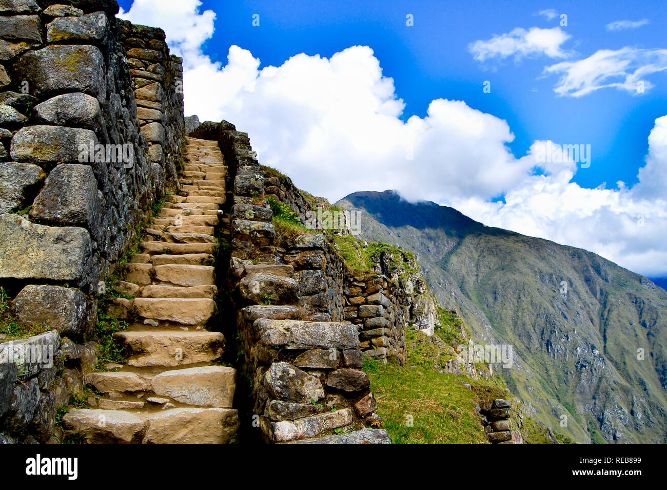 Machu Picchu Inca Ruins - Peru Stock Photo - Alamy