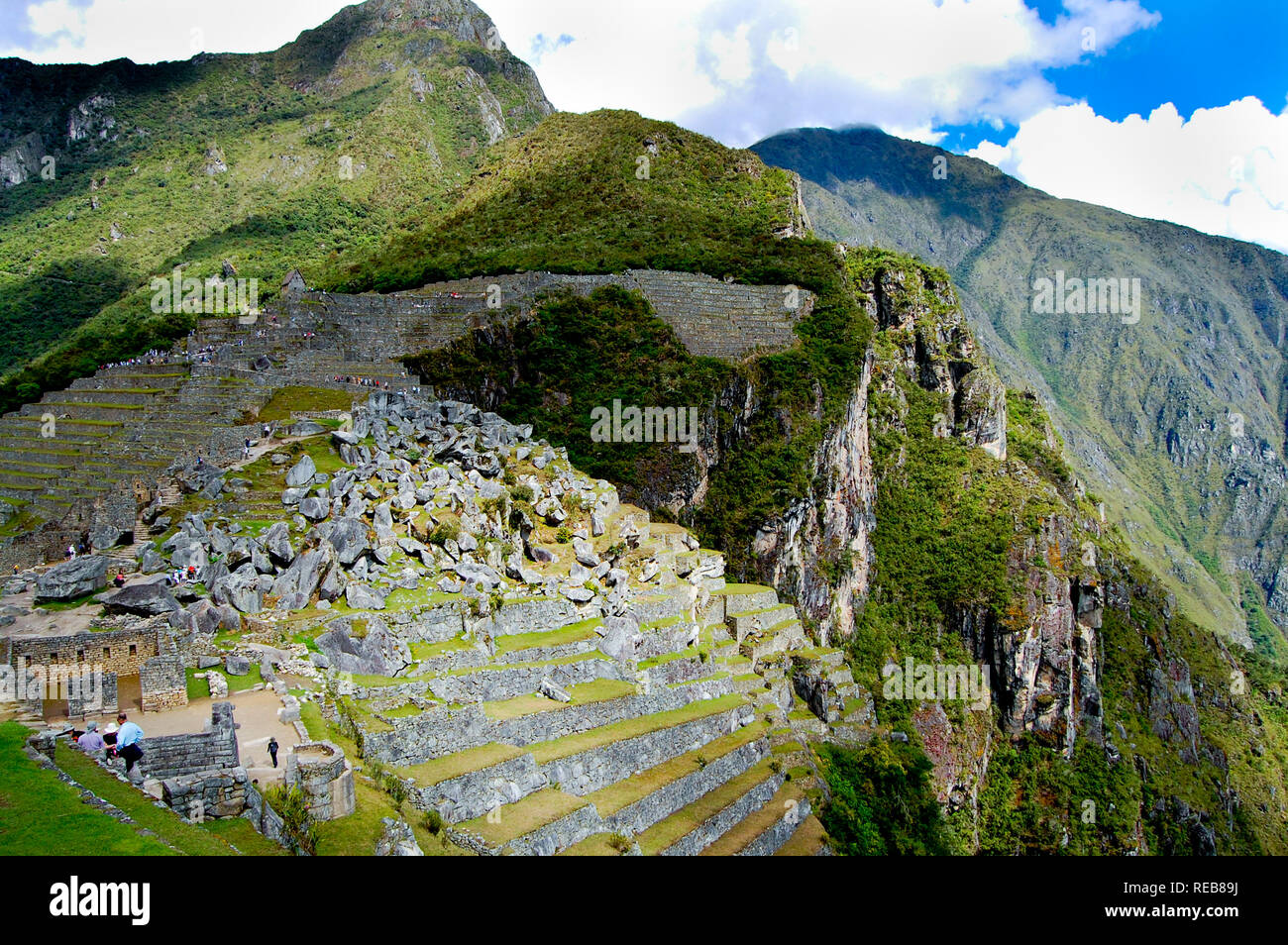 Machu Picchu Inca Ruins - Peru Stock Photo - Alamy