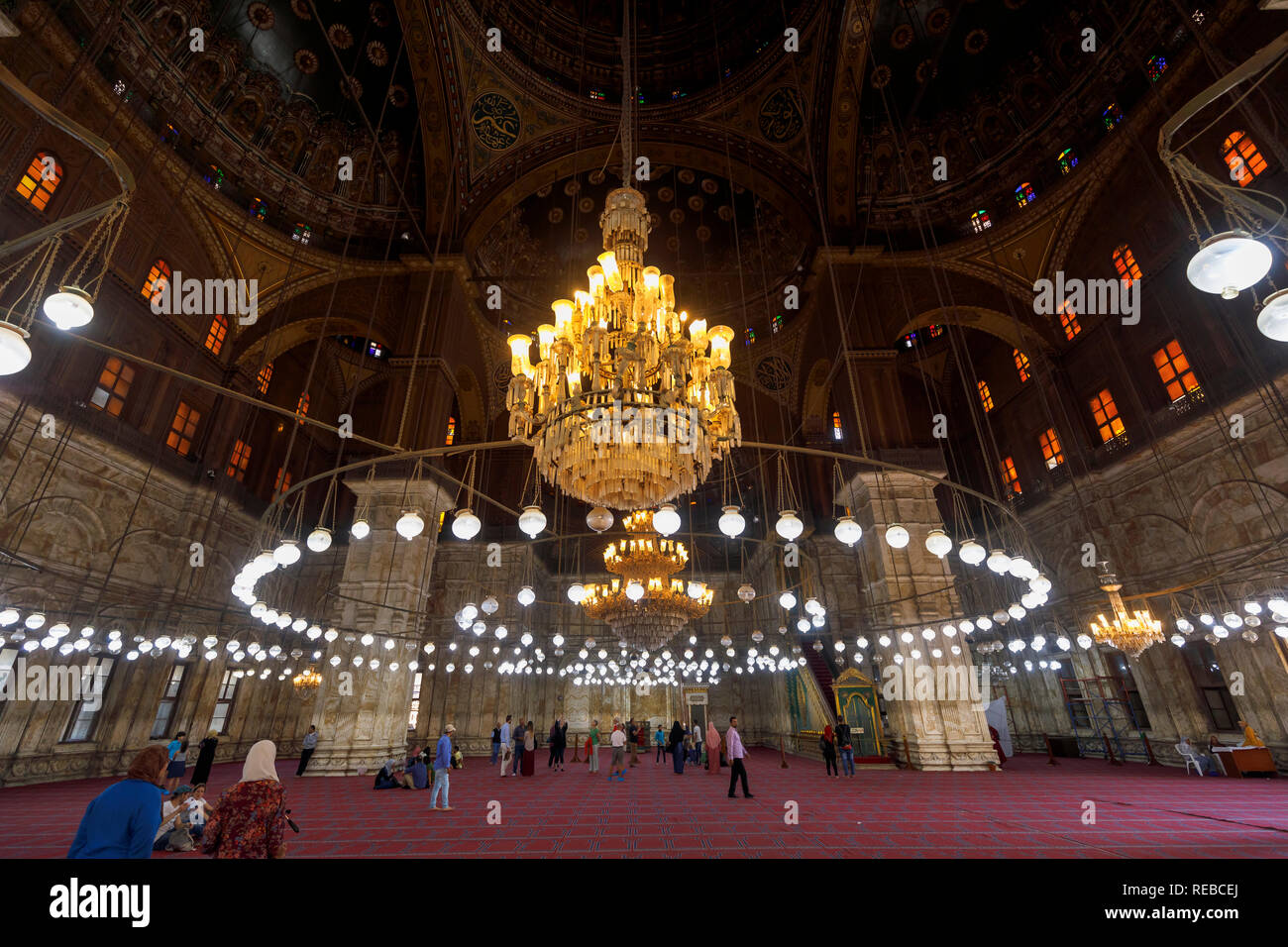 Cairo Mosque Dome Interior High Resolution Stock Photography and Images ...