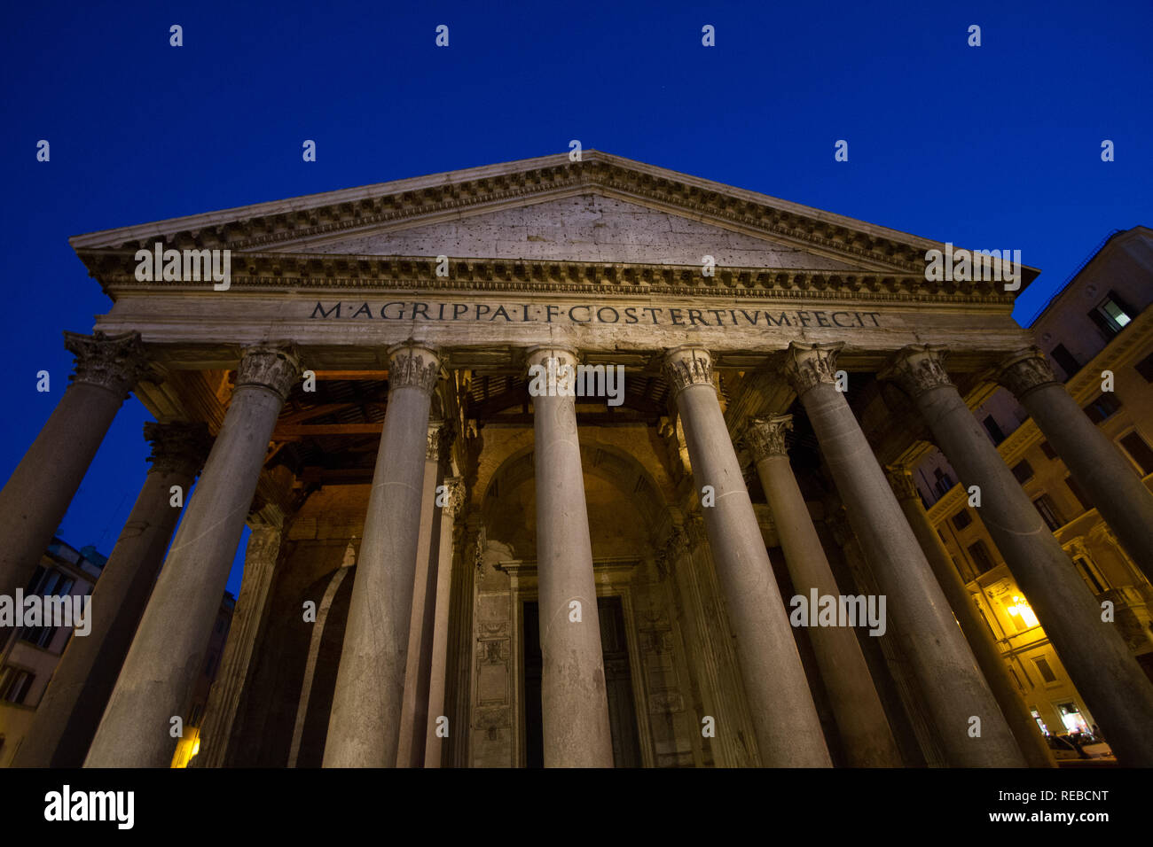 Columns at the pantheon hi-res stock photography and images - Alamy