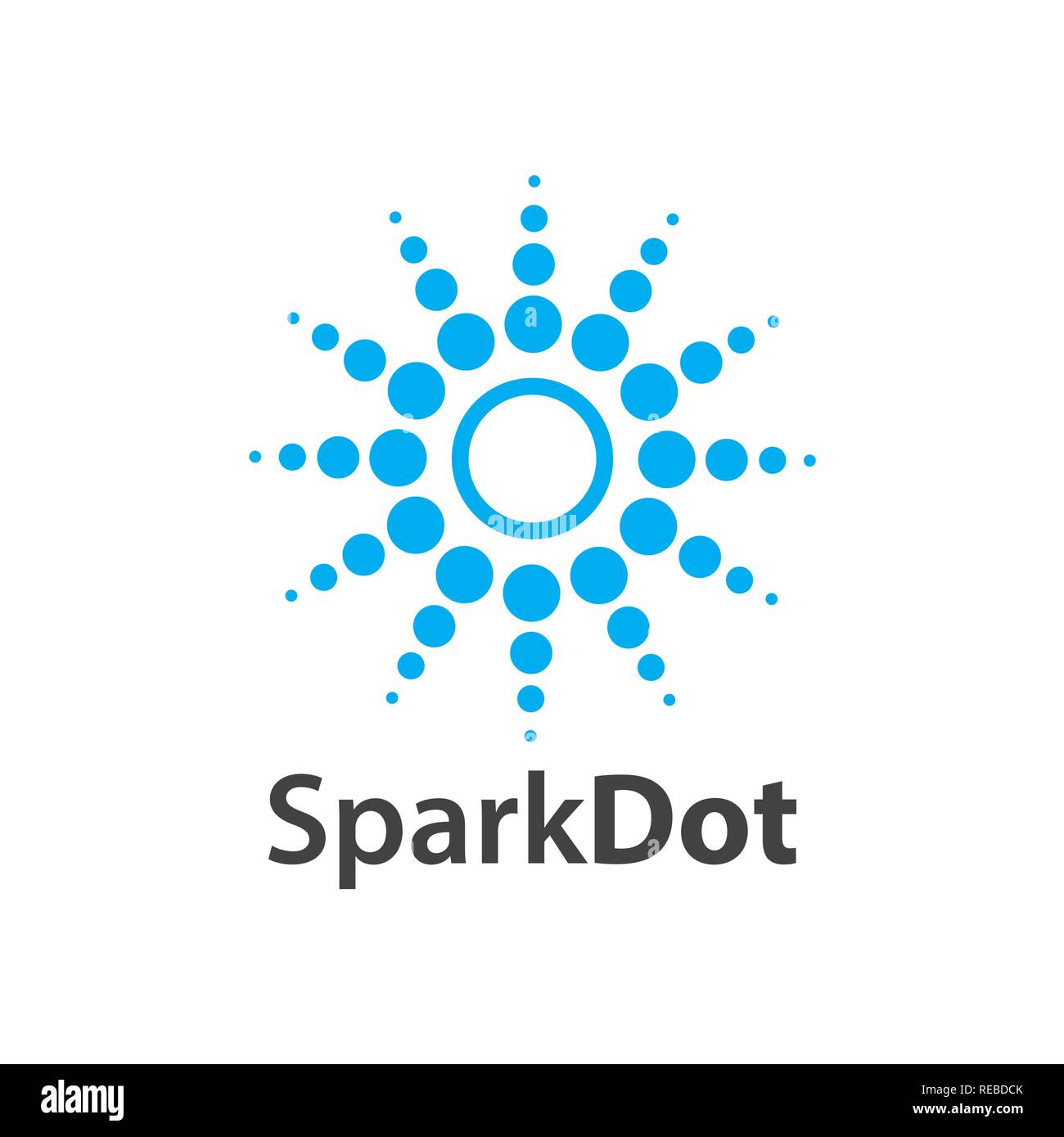 Dots vector logo hi-res stock photography and images - Alamy