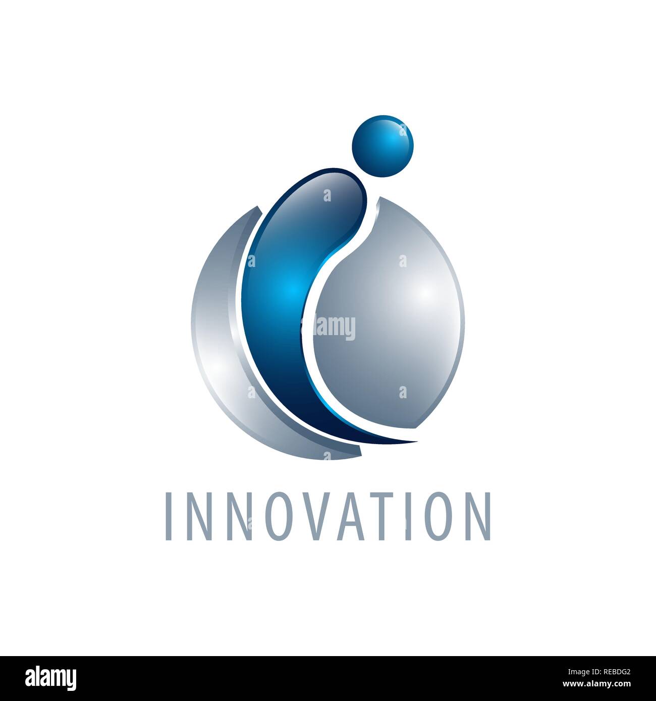 Innovation sphere. Initial letter i logo concept design. Symbol graphic template element vector ...