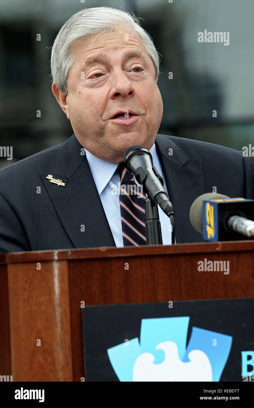 NEW YORK, NY - APRIL 18: Brooklyn Borough President Marty Markowitz at ...