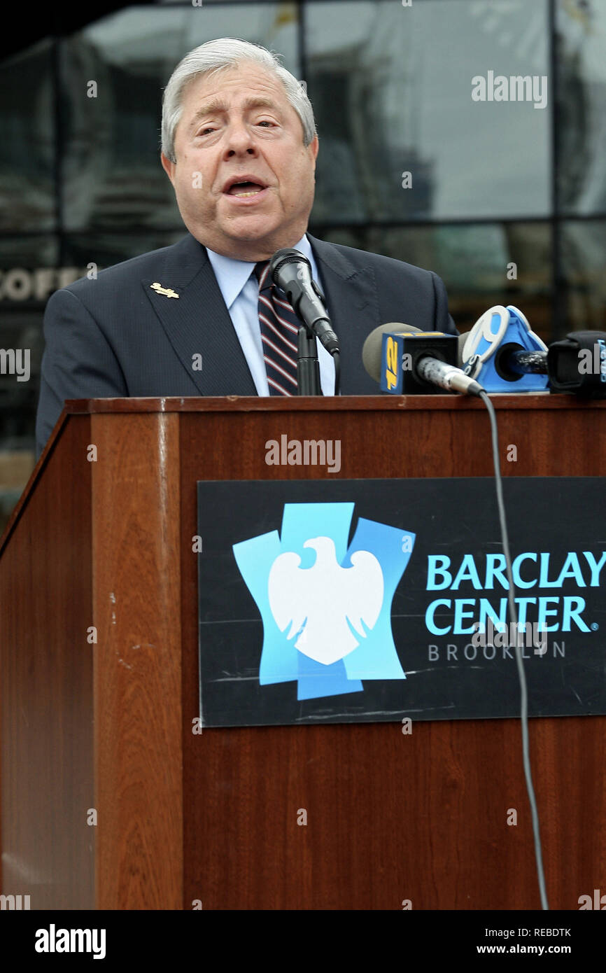 NEW YORK, NY - APRIL 18: Brooklyn Borough President Marty Markowitz at ...