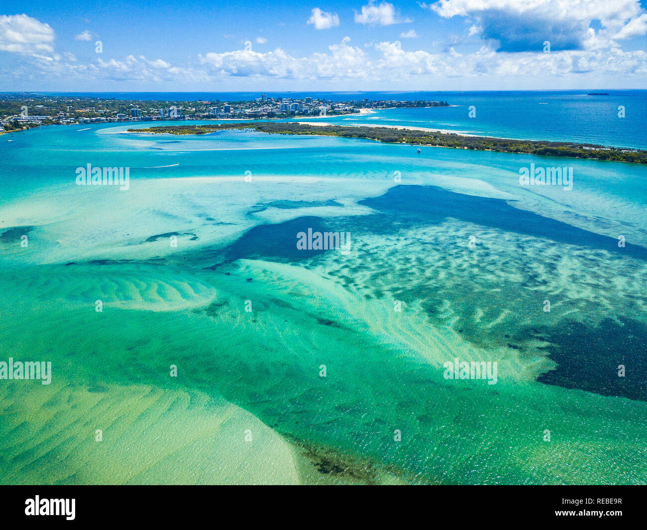The Pumicestone Passage and Bribie Island on the Sunshine Coast, QLD ... The Pumicestone Passage and Bribie Island on the Sunshine Coast, QLD ...