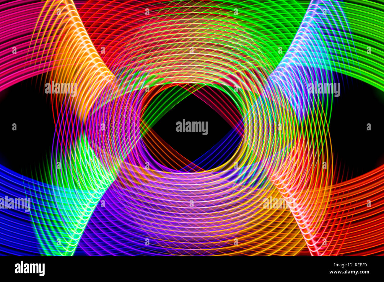 Texture of the striped paper in bright mixed rainbow neon colors.Bright ...