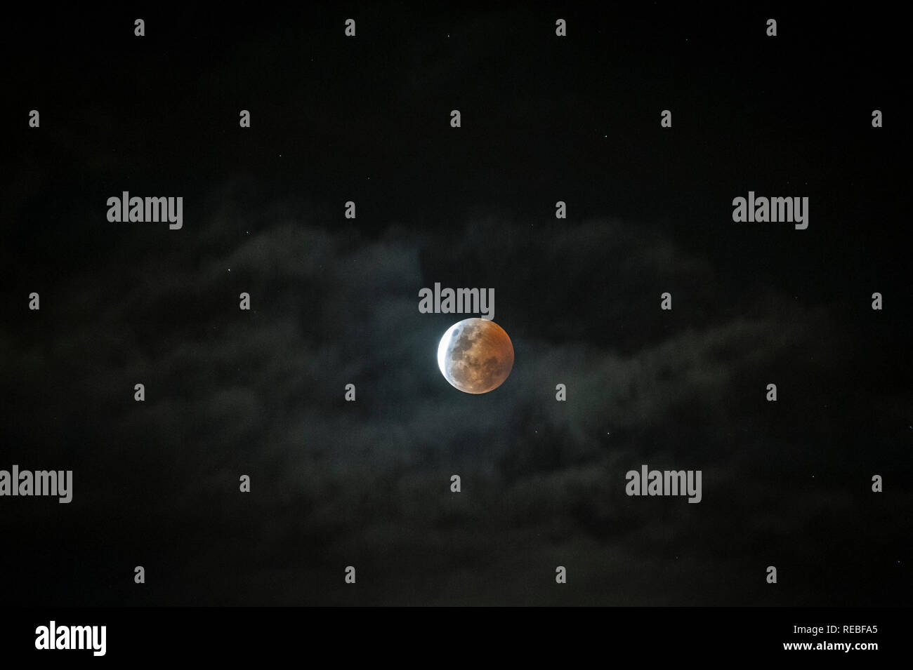 Full moon behind clouds night hi-res stock photography and images - Alamy