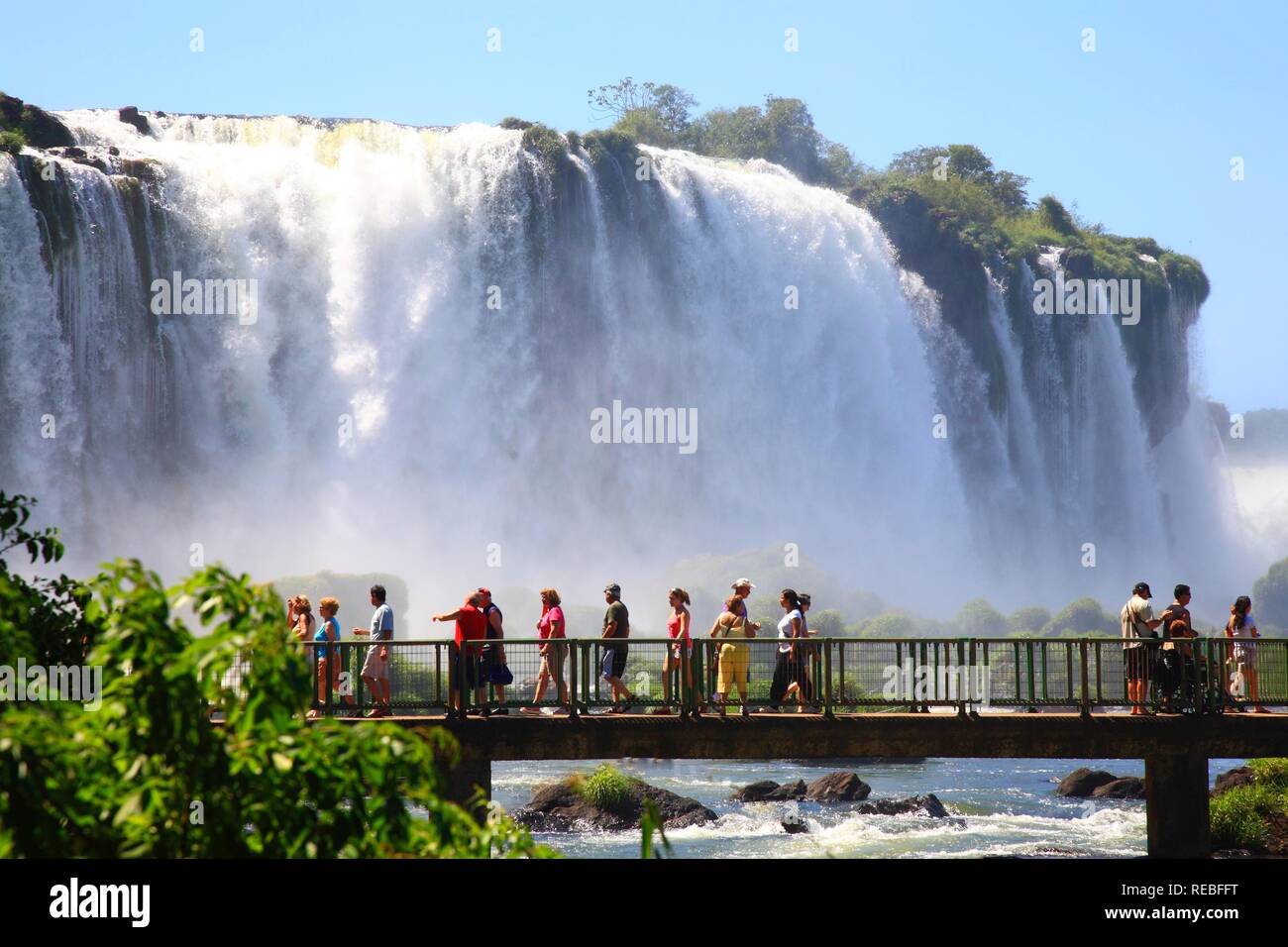 Iguaçu, Iguaçu Waterfalls from the Brazilian side, UNESCO World ...