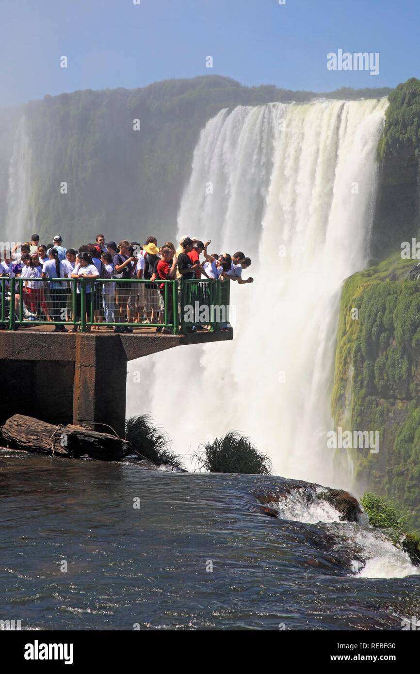 Iguaçu, Iguaçu Waterfalls from the Brazilian side, UNESCO World ...