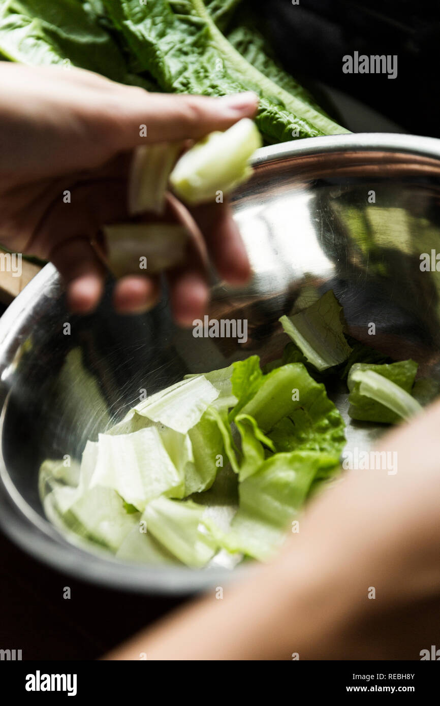 Silver mixing bowl hi-res stock photography and images - Alamy