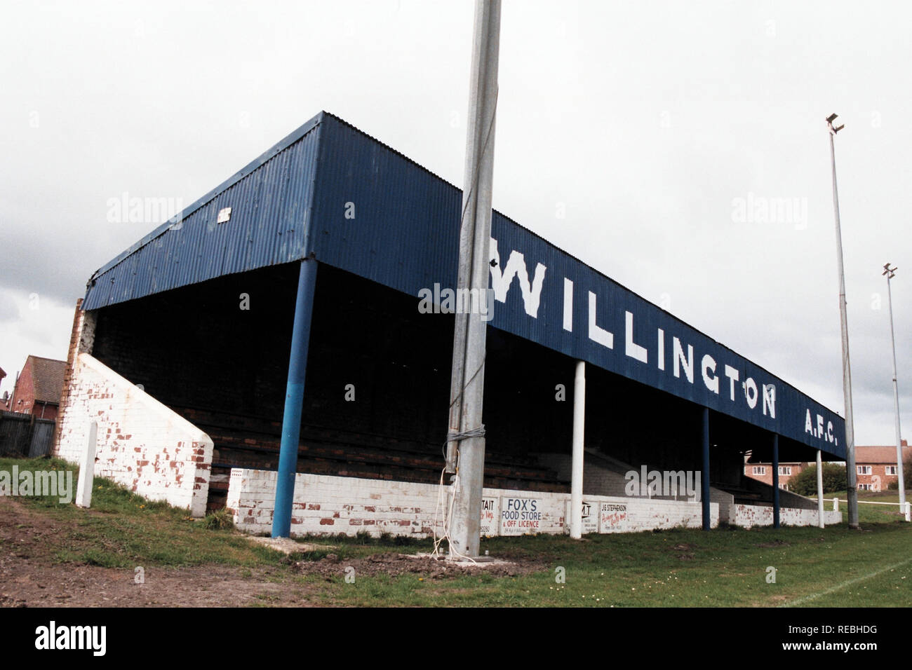 General view of Willington AFC Football Ground, Hall Lane, Williington ...