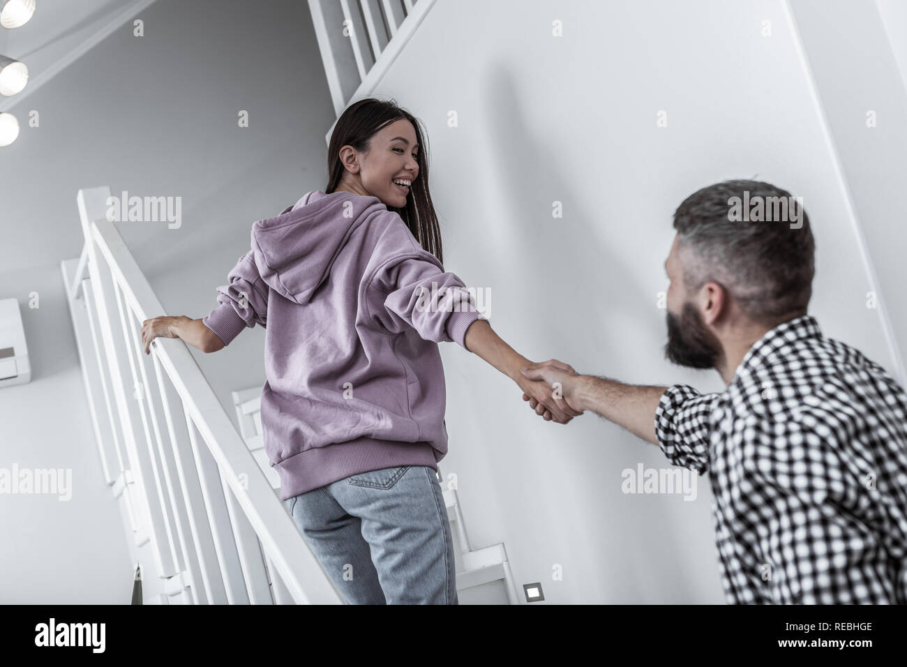 Man following woman dark hi-res stock photography and images - Alamy