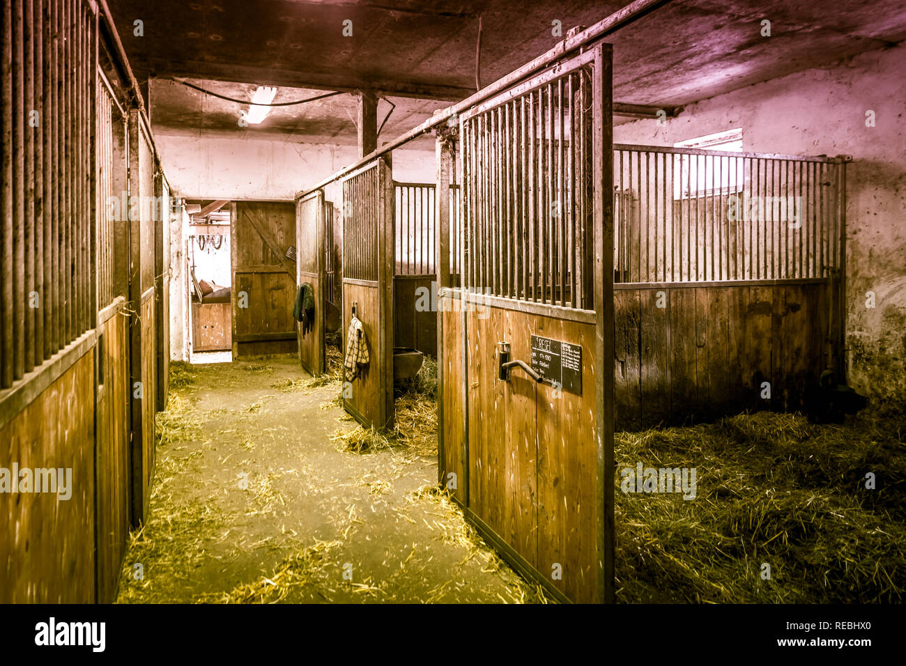 Hay stall hi-res stock photography and images - Alamy