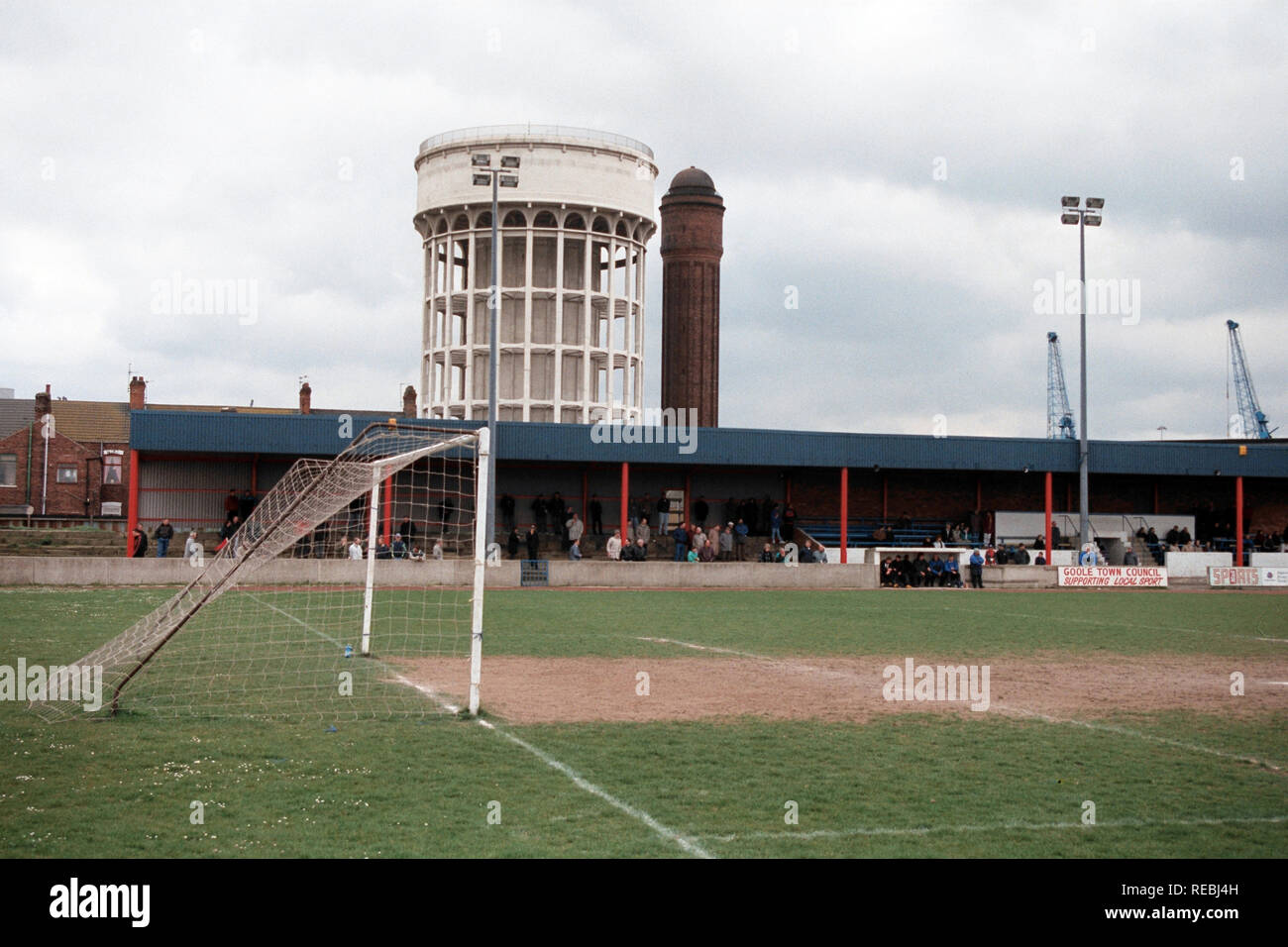 General view of Goole Town FC Football Ground, The Victoria Pleasure ...