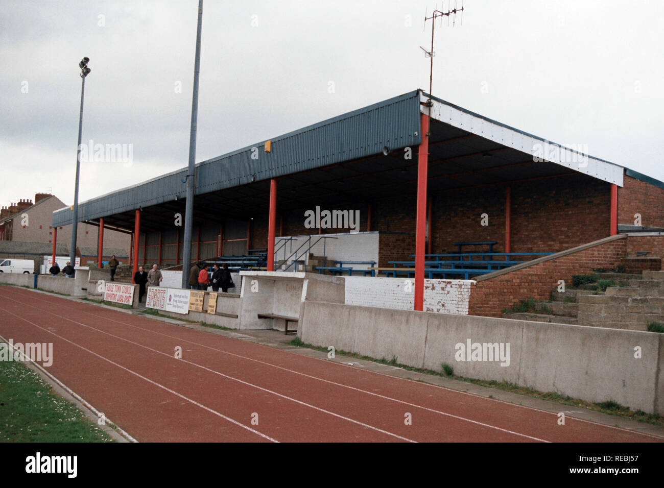 General view of Goole Town FC Football Ground, The Victoria Pleasure ...