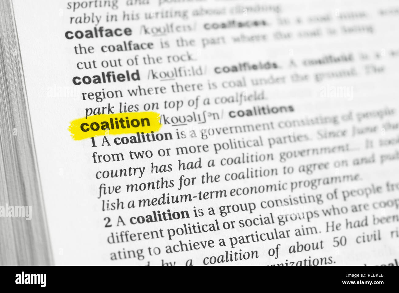 Black yellow coalition hi-res stock photography and images - Alamy