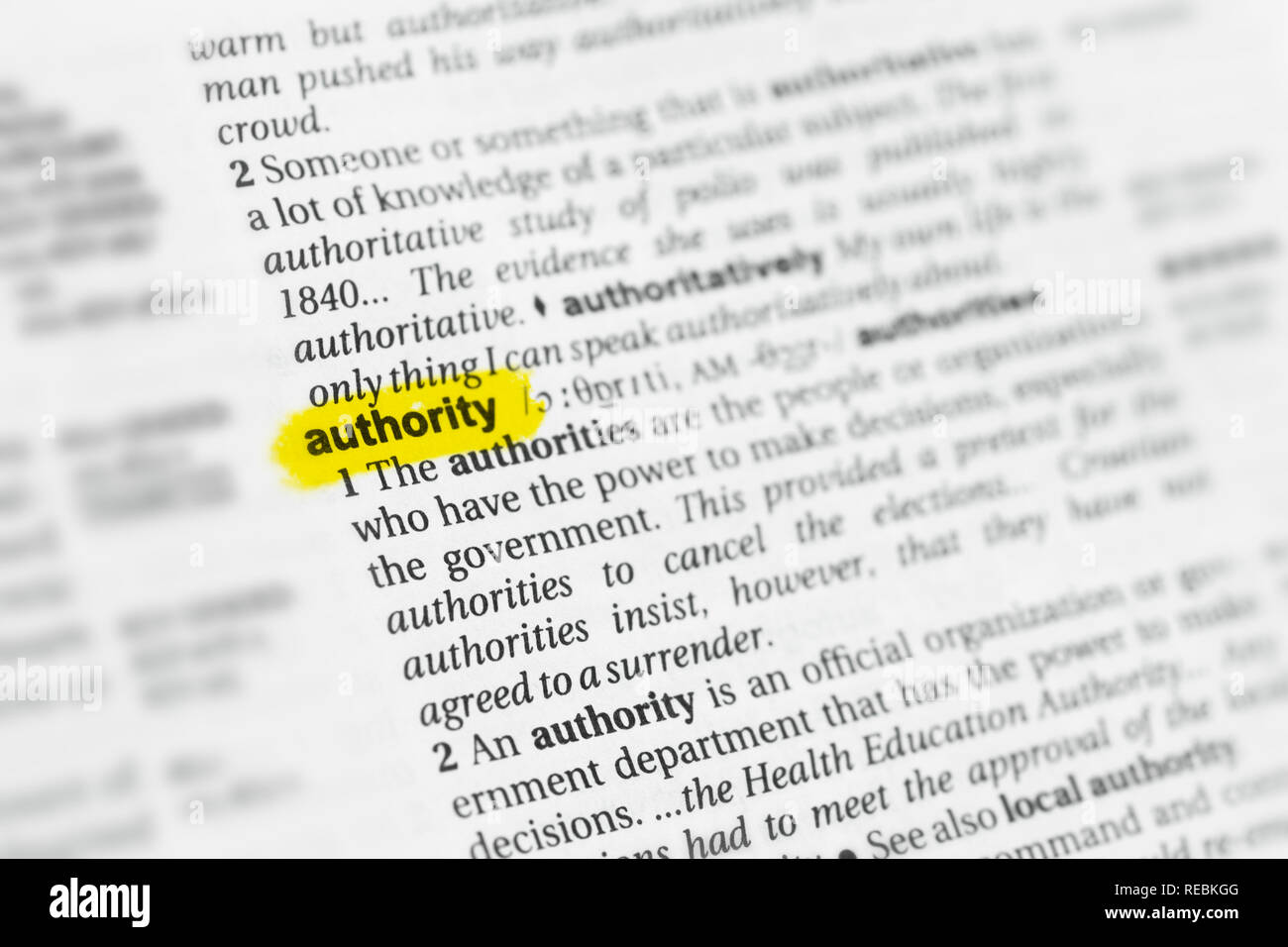 Sense of authority hi-res stock photography and images - Alamy