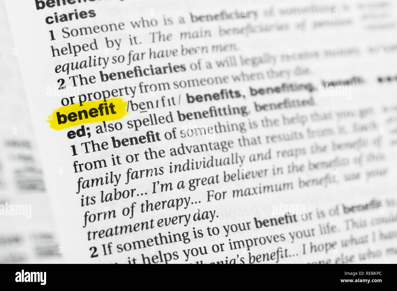 Benefit Definition