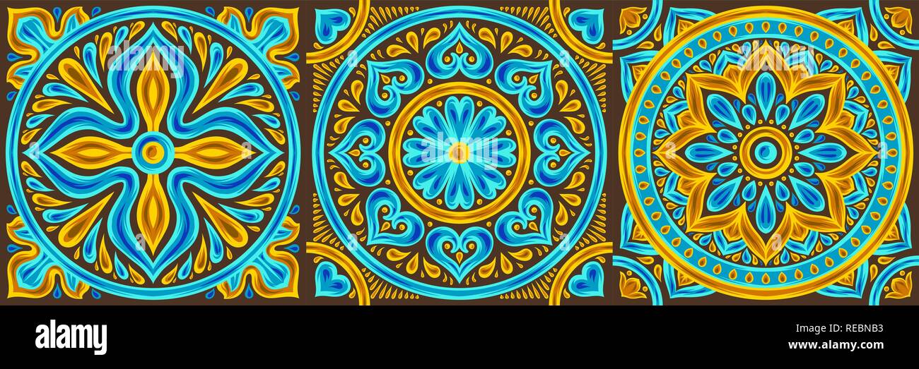 Moroccan ceramic tile pattern Stock Vector Image & Art - Alamy