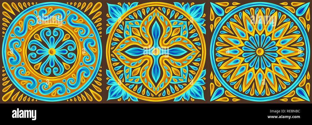 Moroccan ceramic tile pattern Stock Vector Image & Art - Alamy