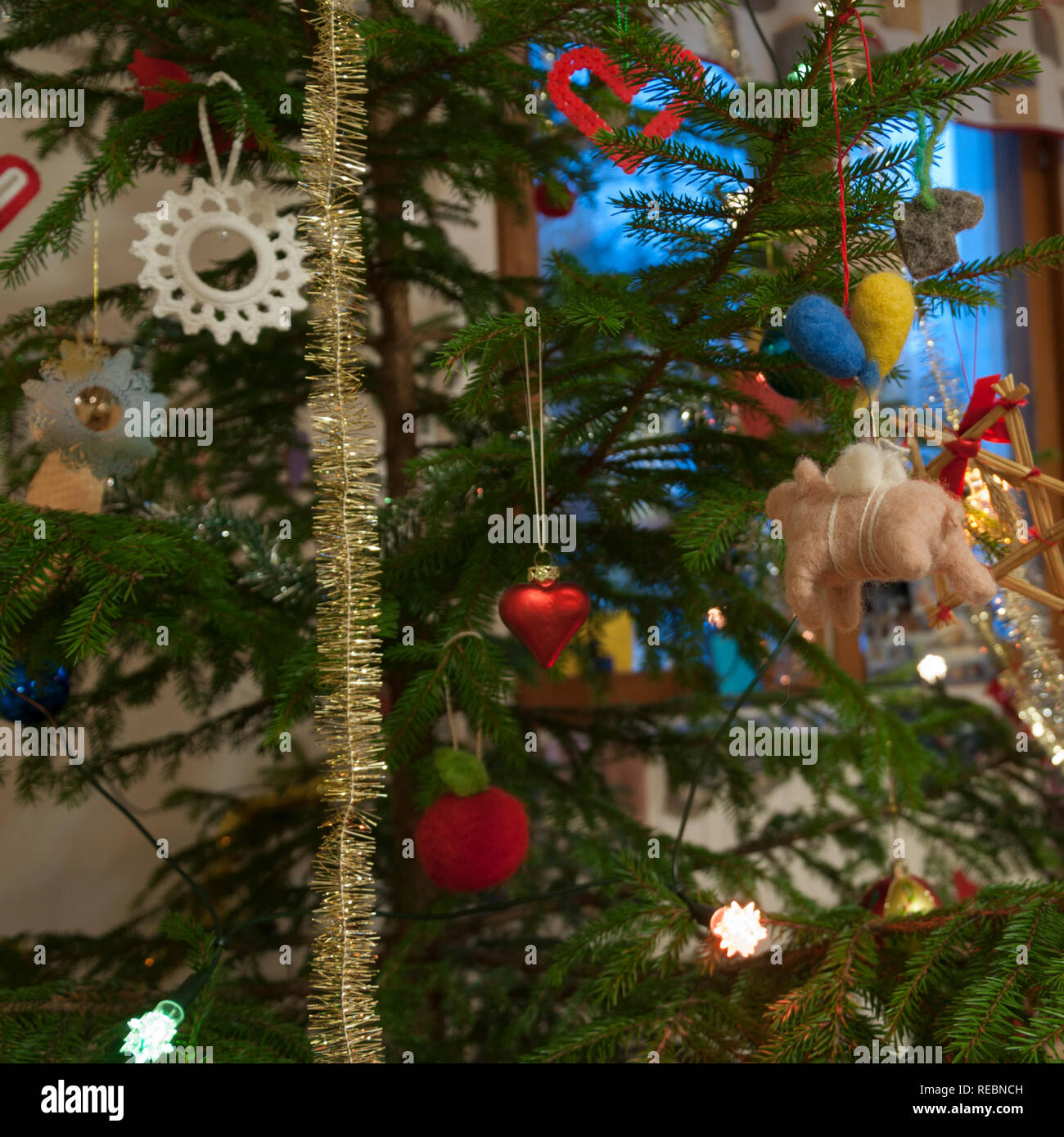 A Finnish Christmas tree 2018 Stock Photo - Alamy