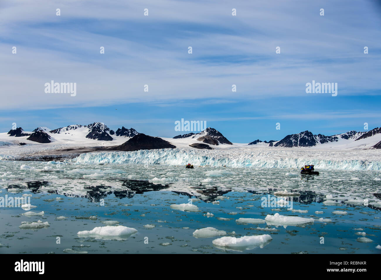 Arctic landscape in Svalbard Stock Photo - Alamy