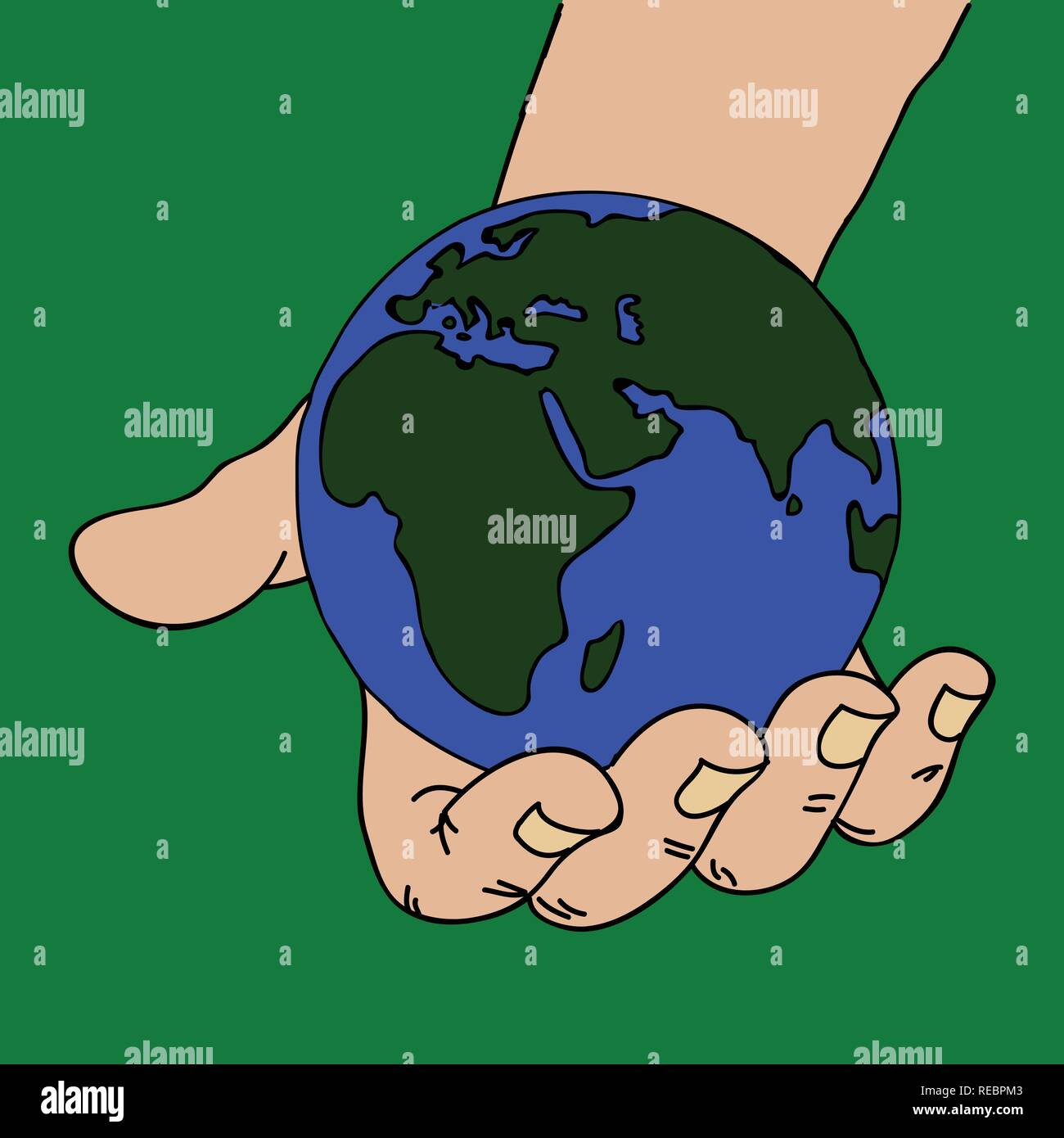 Planet nails Stock Vector Images - Alamy