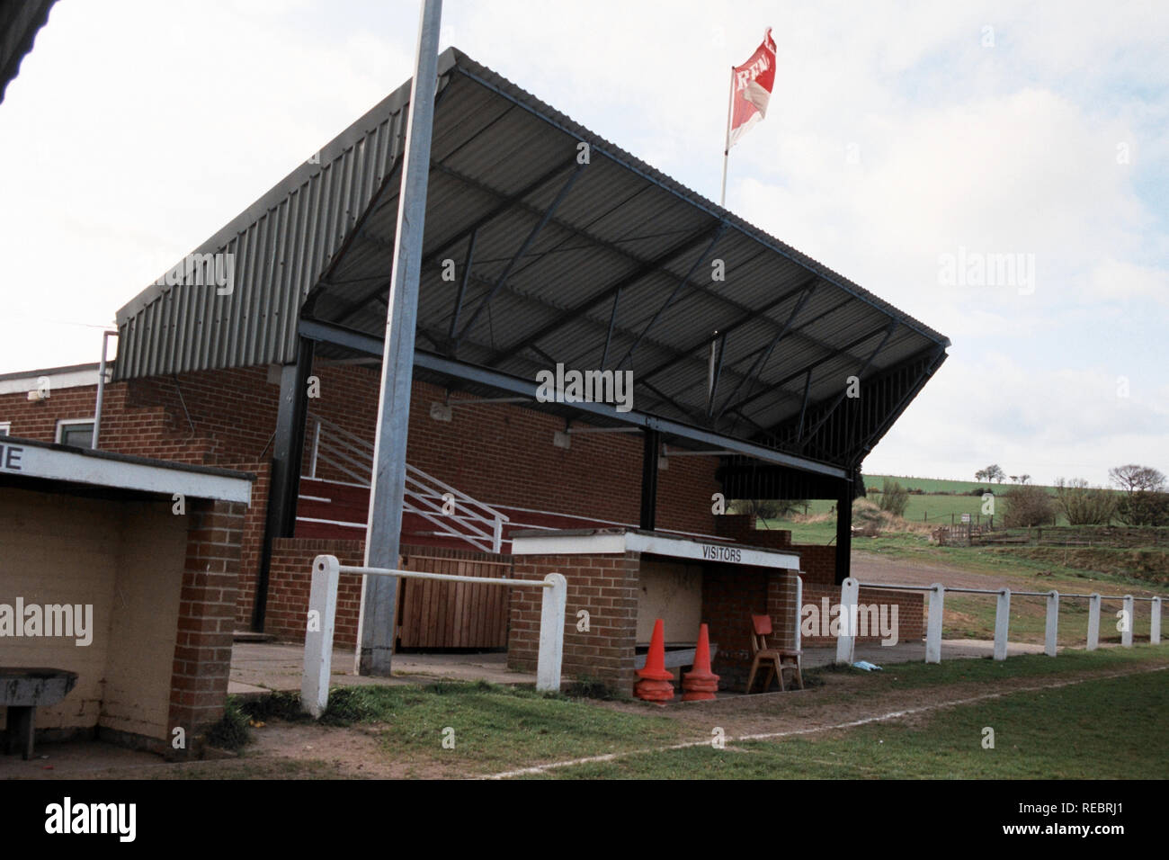 Standing on terrace at football hi-res stock photography and images - Alamy