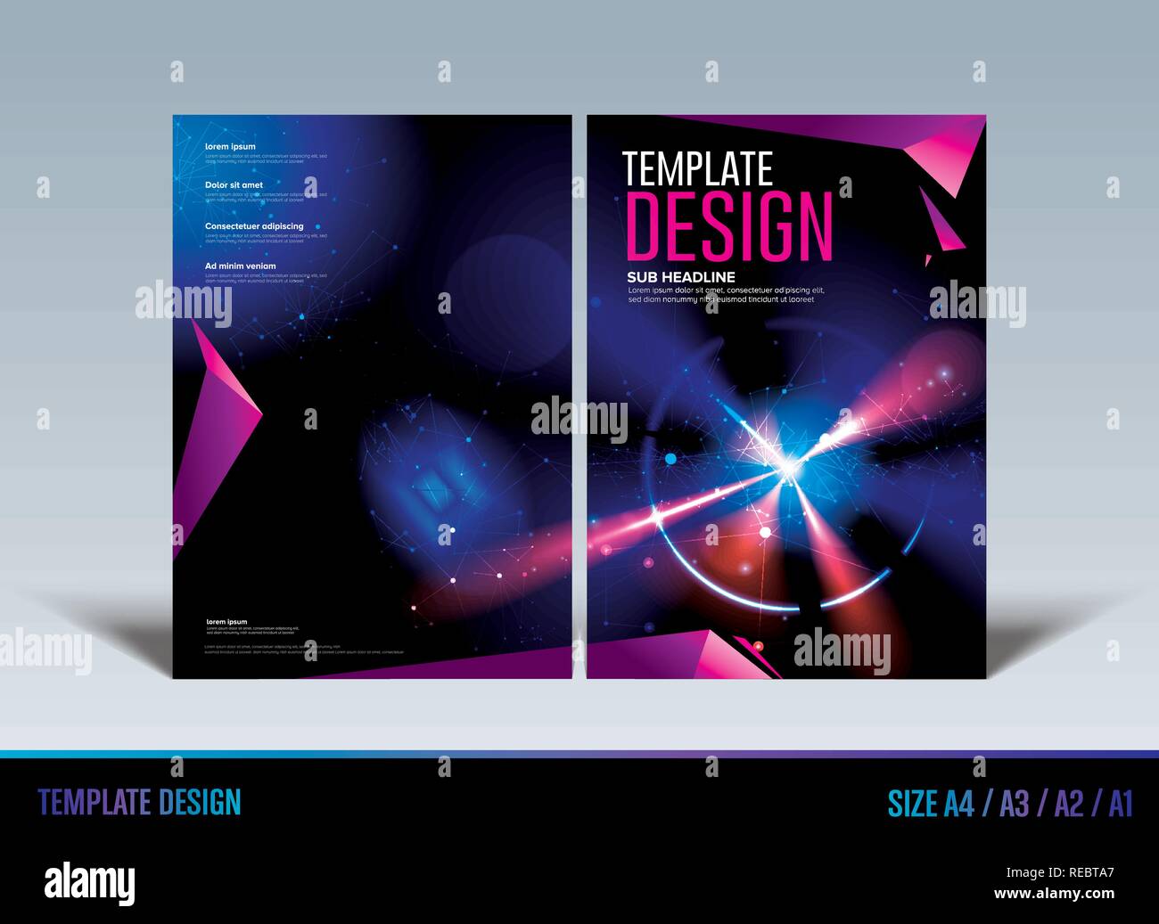 Abstract Template Design Stock Vector Image & Art - Alamy