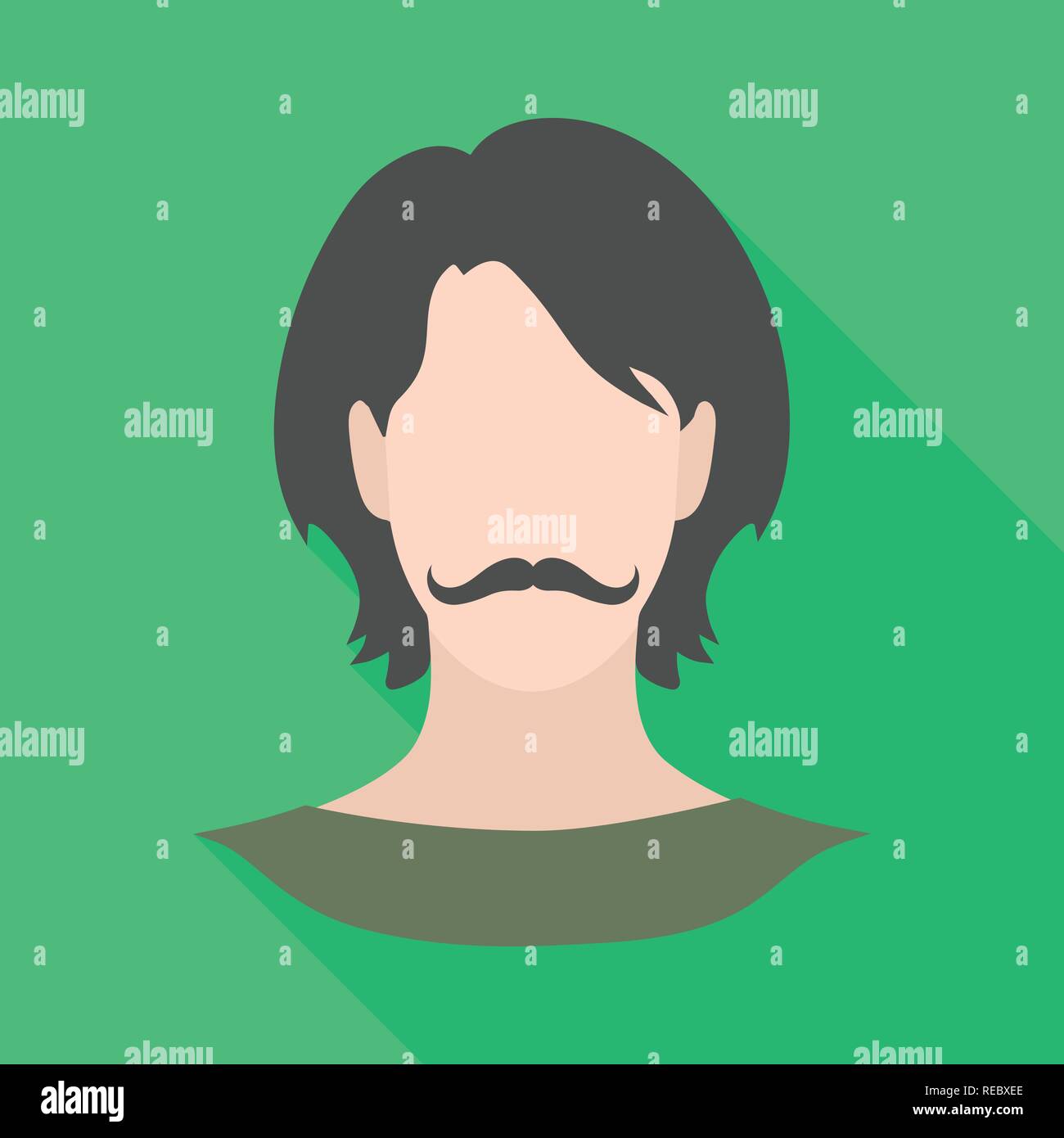 Mustache dummy Stock Vector Images - Alamy