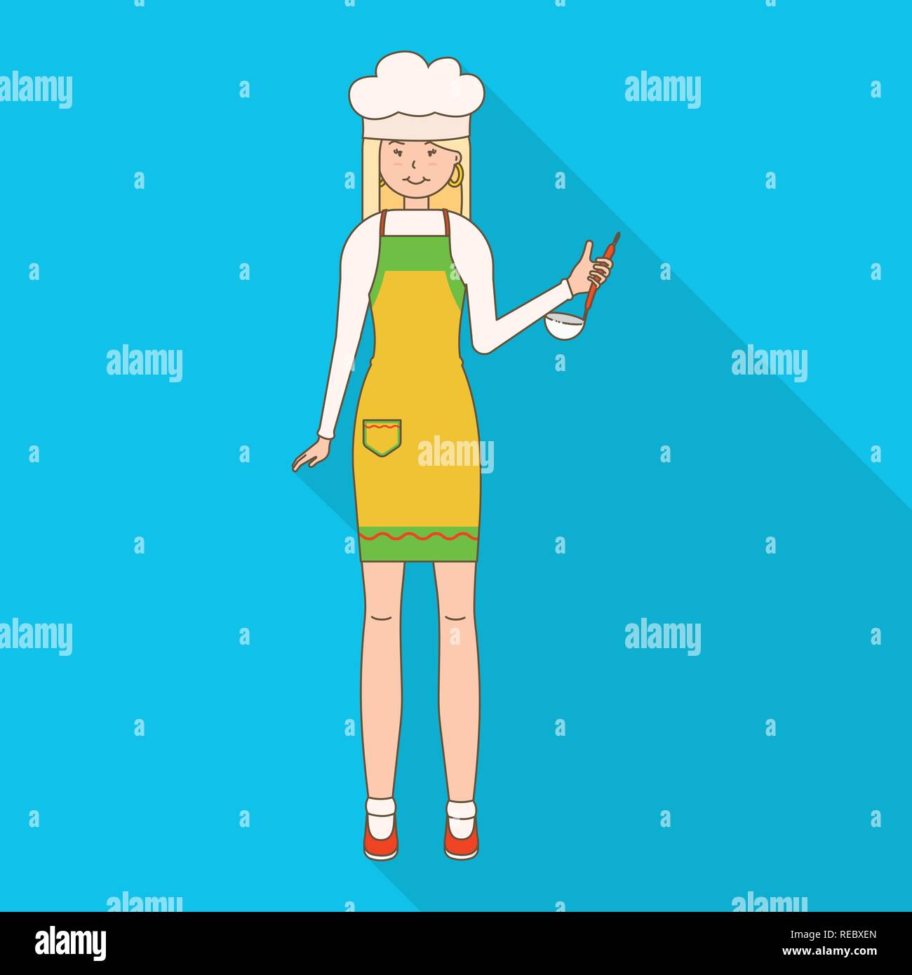 Woman in bathrobe washing Stock Vector Images - Alamy