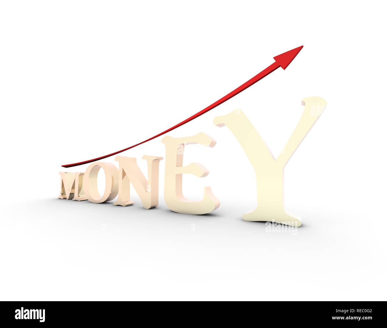 Financial success arrow, economic development and progress, wealth ...