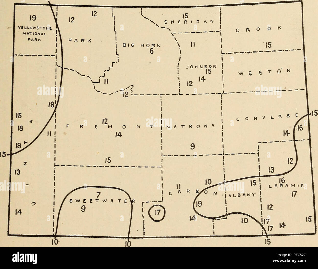 Lyman wyoming map hi-res stock photography and images - Alamy