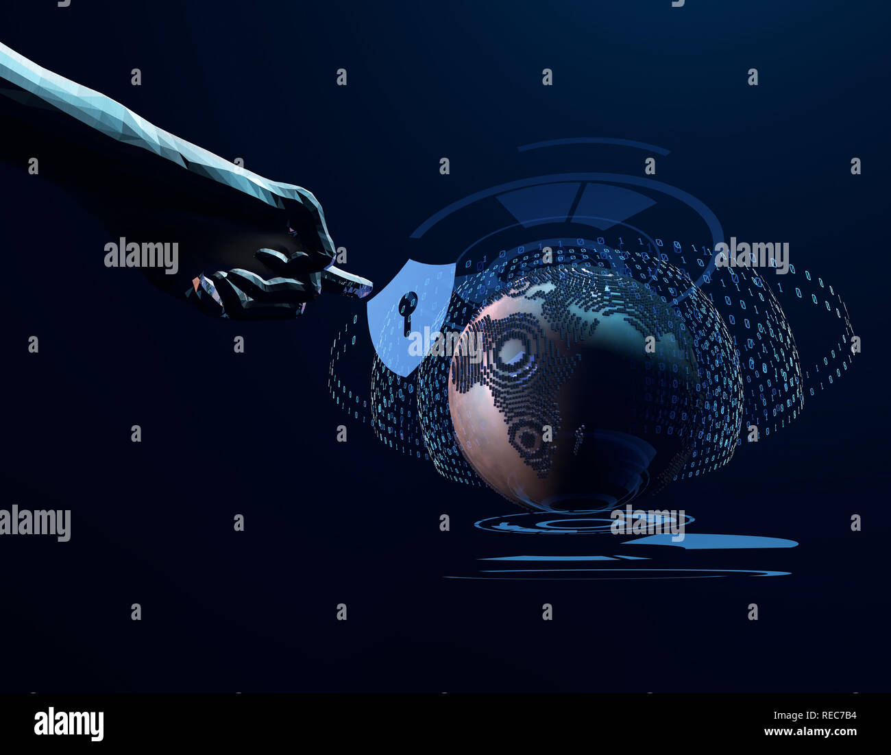 Earth network technology, data information transmission, future human ...