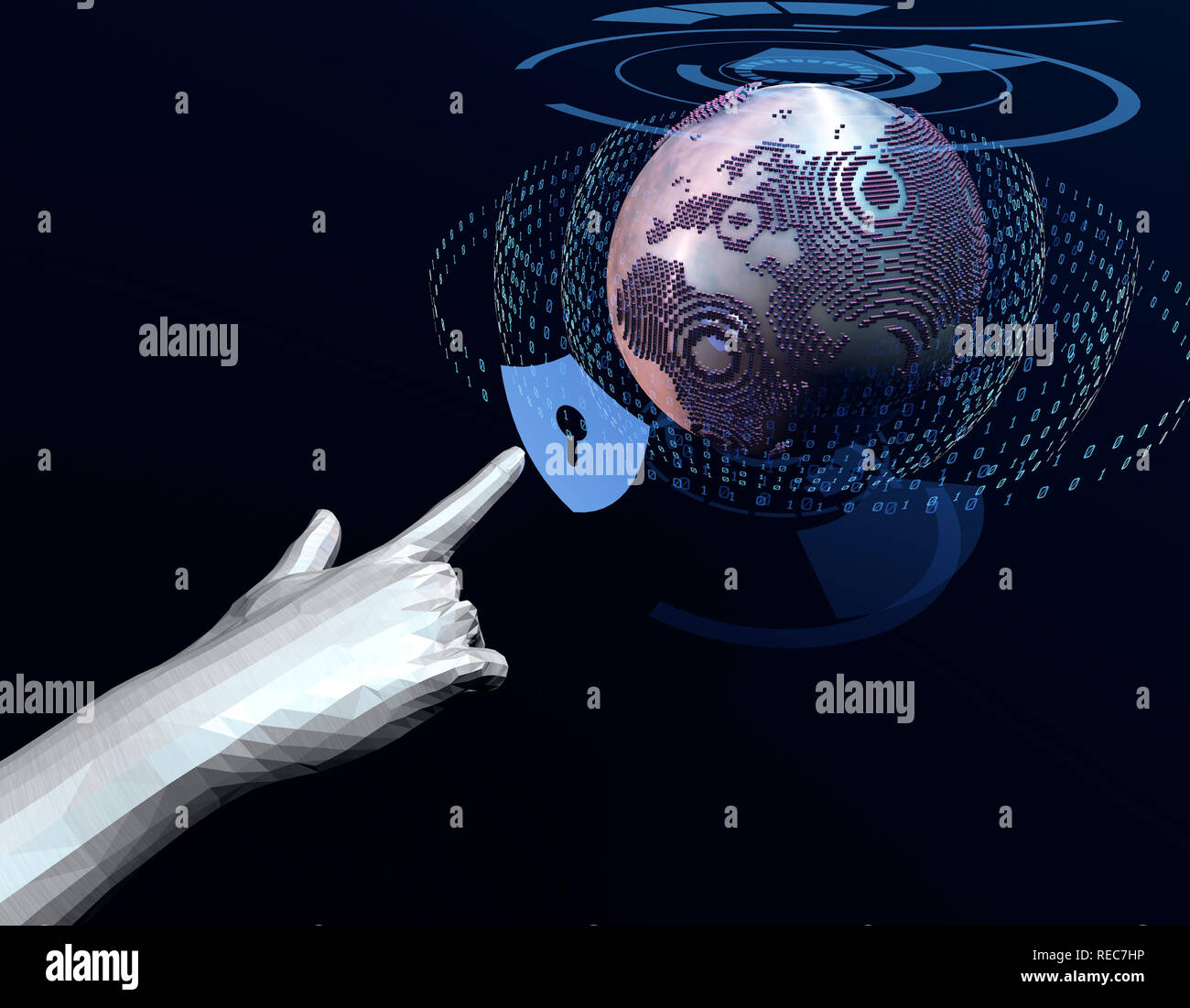 Earth network technology, data information transmission, future human ...