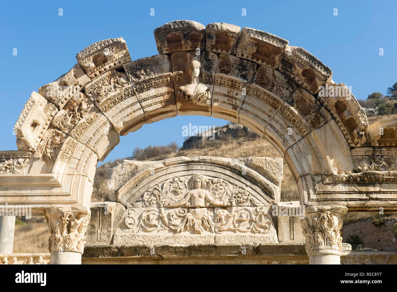 Ephesus, Hadrian Temple, Turkey Stock Photo - Alamy