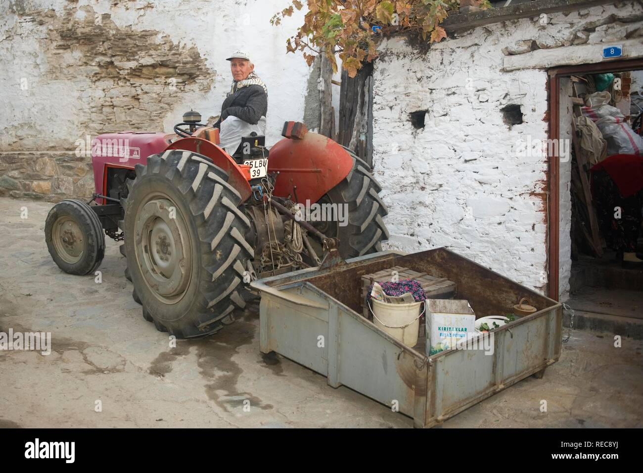 Turkish man tractor hi-res stock photography and images - Alamy