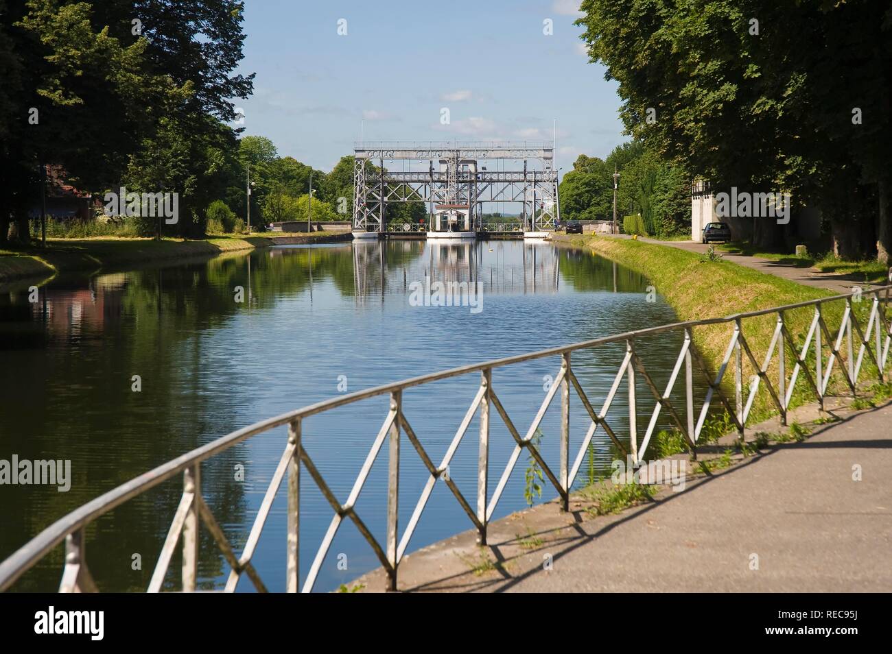 Canal du Centre, Boat Lift number 2, Unesco World Heritage Site ...