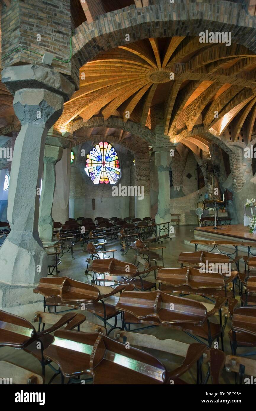 Colonia güell crypt hi-res stock photography and images - Alamy
