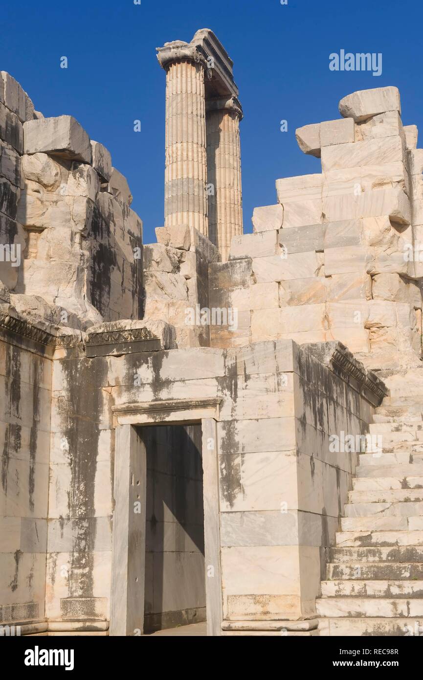 Archaeological dig site at the apollo temple hi-res stock photography ...