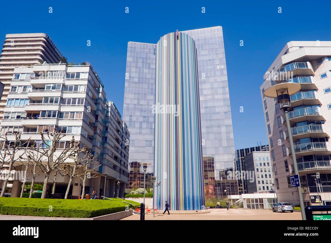 La Defense, Raymond Moretti Tower, business district, Paris, France ...